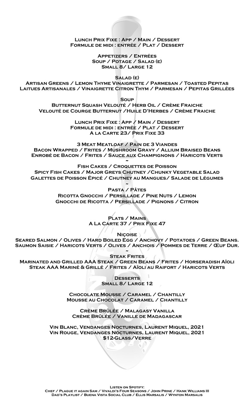 Lunch Prix Fixe - For One